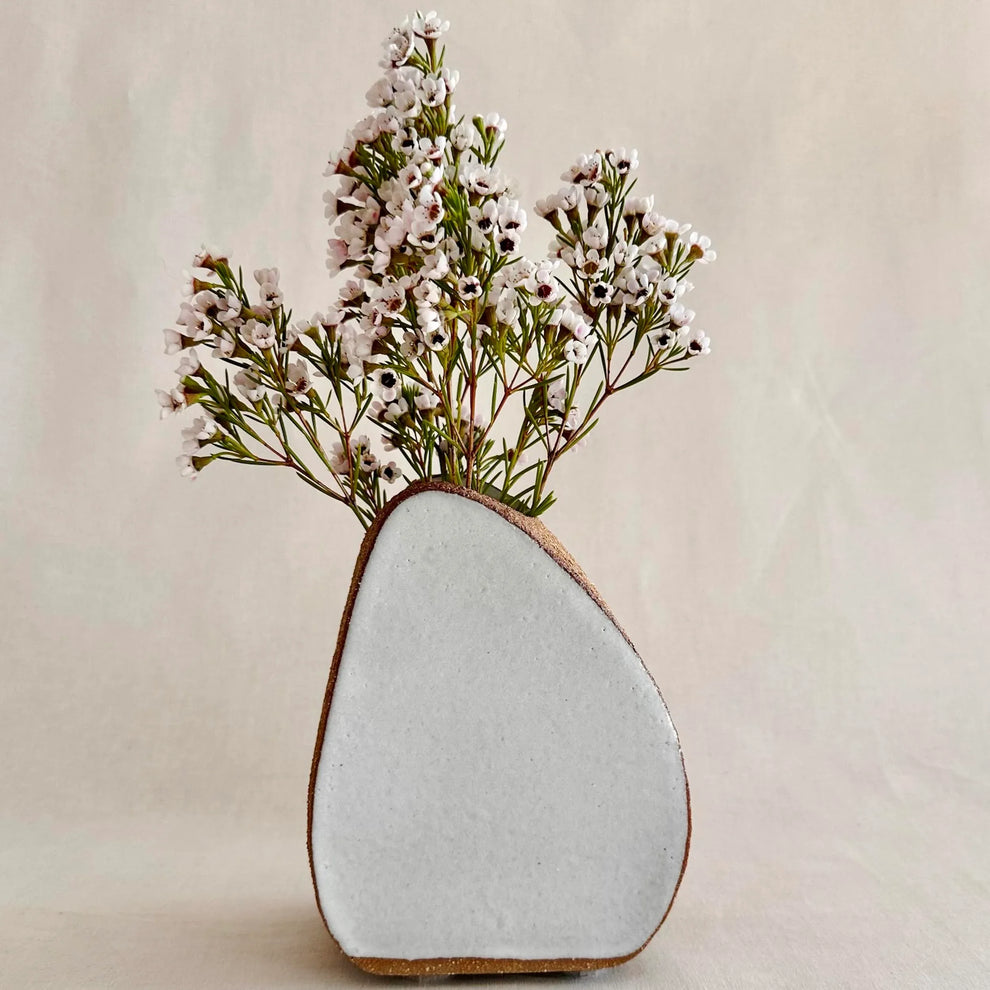 'Pebble' Shape Flower Vase - Small – Polly Barton Ceramics